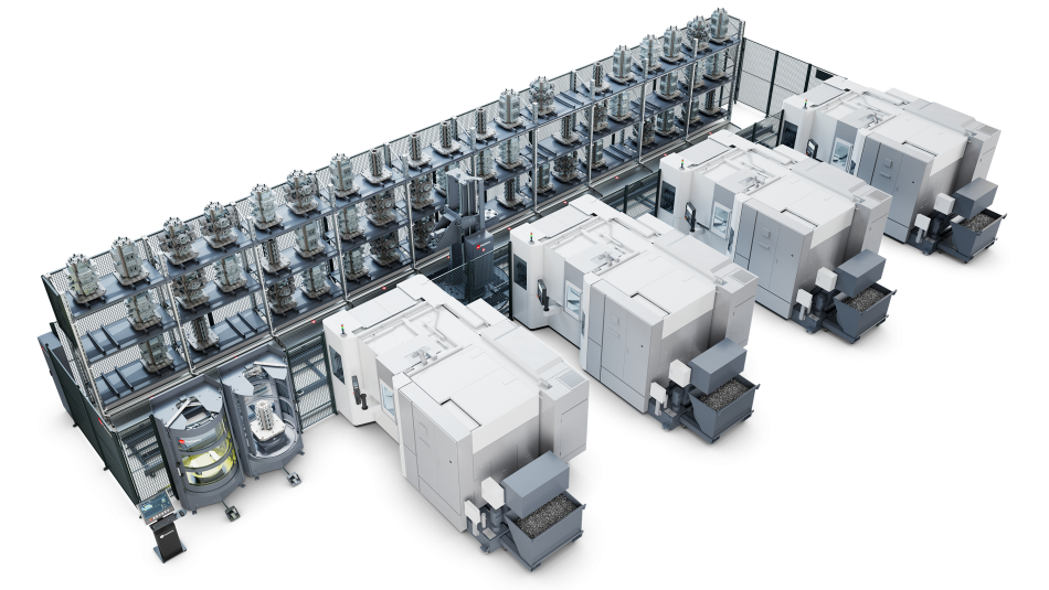 Fastems | Flexible Pallet System (FPS) für 4- und 5-Achs-Fräs- sowie ...